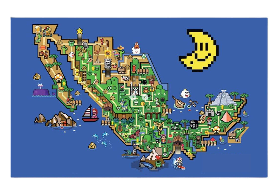 Mapa Mario Bros México